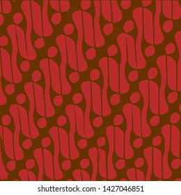 Indonesian Batik Technique Drawing Coloring Manual Stock Vector ...