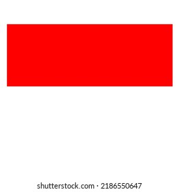 Indonesian Flag Vector Red White Stock Vector (Royalty Free) 2186550647 ...