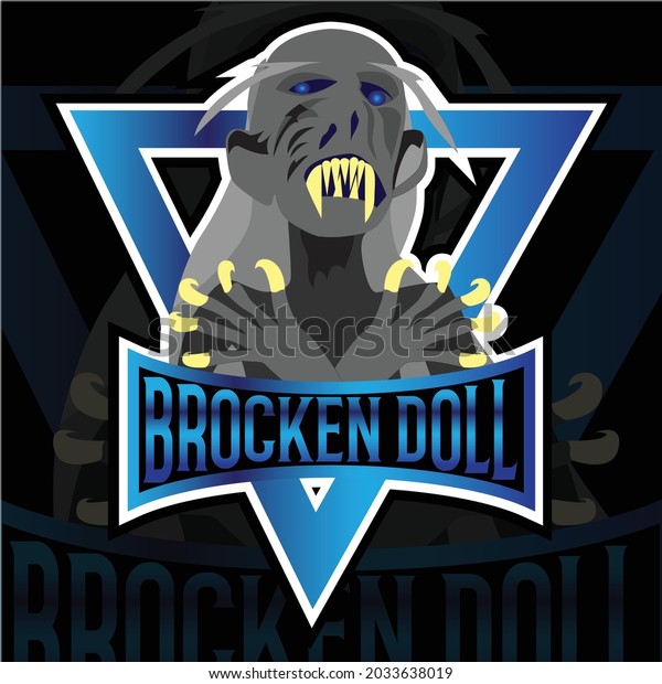 Indonesian Ghost Named Jenglot Logo Esport Stock Vector (Royalty Free ...
