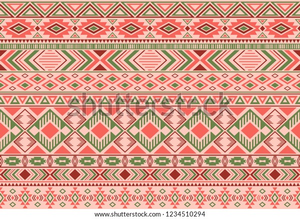 Indonesian Pattern Tribal Ethnic Motifs Geometric: เวกเตอร์สต็อก (ปลอด ...
