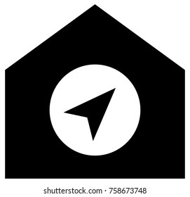 Indoor Location Icon Stock Vector (Royalty Free) 758673748 | Shutterstock