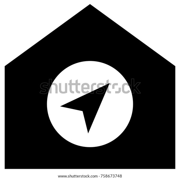 Indoor Location Icon Stock Vector (Royalty Free) 758673748 | Shutterstock