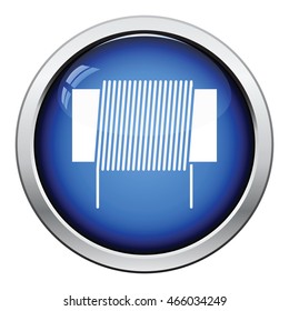Inductor Coil Icon Glossy Button Design Stock Vector (Royalty Free ...