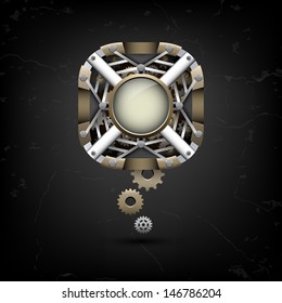 Industrial Abstract Background Stock Vector (Royalty Free) 146786204 ...