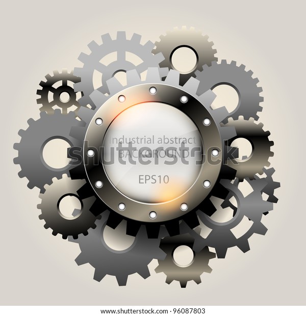 Industrial Abstract Background Stock Vector (Royalty Free) 96087803 ...
