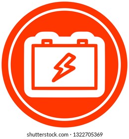 Industrial Battery Icon Symbol Stock Vector (Royalty Free) 1322705369 ...