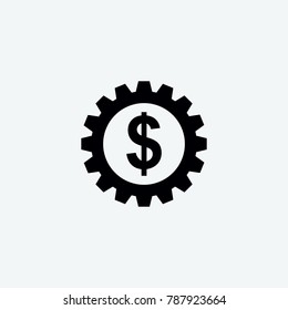 Technology Costs Money Vector Icon Isolated Stock Vector (Royalty Free ...