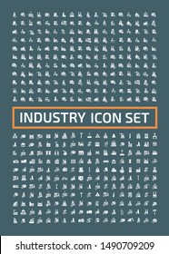 Industrial Energy Vector Icon Set: vector de stock (libre de regalías ...