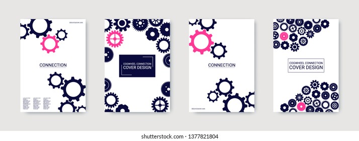 Industrial Engineering Background Neon Pink Indigo Stock Vector ...