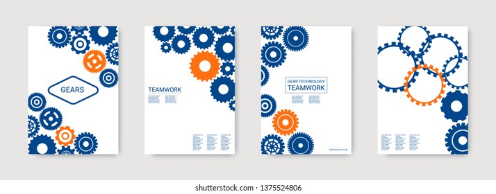 Industrial Engineering Background Vector Minimal Flat Stock Vector ...