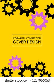 Industrial Engineering Background Purple Black Vector Stock Vector ...