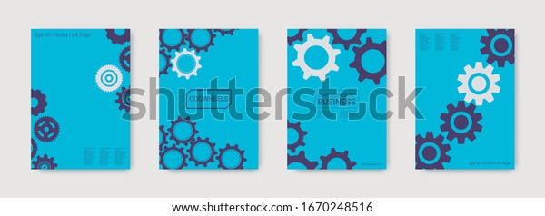 Industrial Engineering Background Purple Blue Grey Stock Vector ...