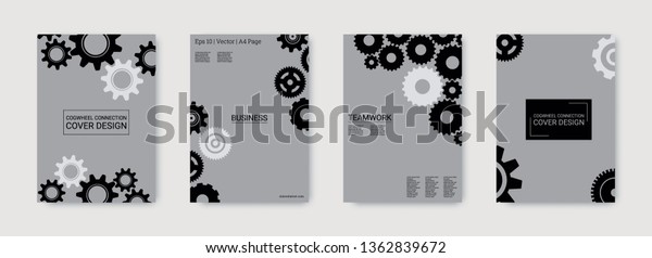 Industrial Engineering Background Vector Minimal Flat Stock Vector ...