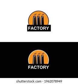 Industrial Factory Logo Design Vector Design Stock Vector (Royalty Free ...