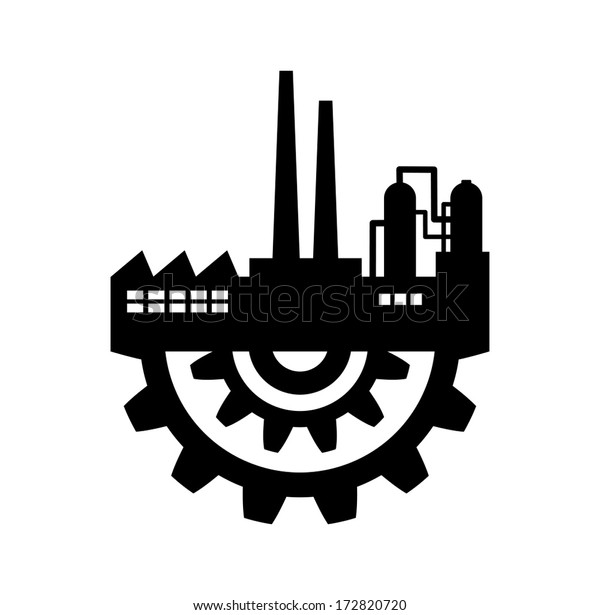 Industrial Icon Stock Vector (Royalty Free) 172820720 | Shutterstock