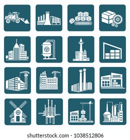 Industrial Icon Set Vector Design Stock Vector (Royalty Free ...