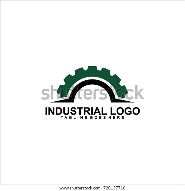 Industrial Logo Design Vector Stock Vector (Royalty Free) 720137710 ...