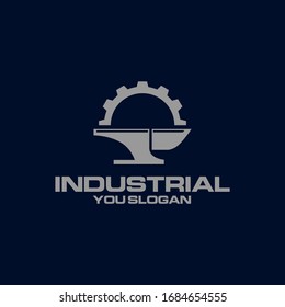 Industrial Logo Vector Design Template Stock Vector (Royalty Free ...