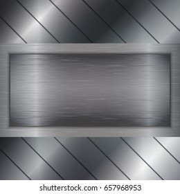 Industrial Metal Background Stock Vector (Royalty Free) 657968953 ...
