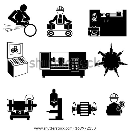 Industrial Operation Mechanic Icon Stock Vector (Royalty Free ...