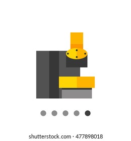 Industrial Press Machine Icon Stock Vector (Royalty Free) 477898018 ...