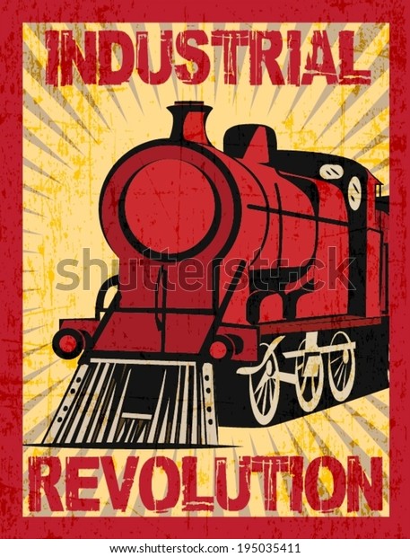 Industrial Revolution Stock Vector (Royalty Free) 195035411