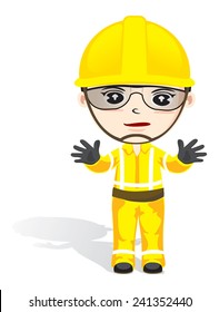 Industrial Safety Figure Safety Gear Stock Vector (Royalty Free ...