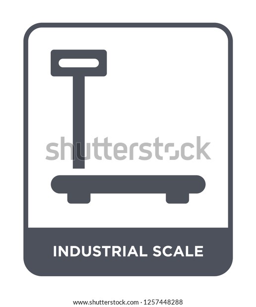 Industrial Scale Icon Vector On White Stock Vector (Royalty Free ...