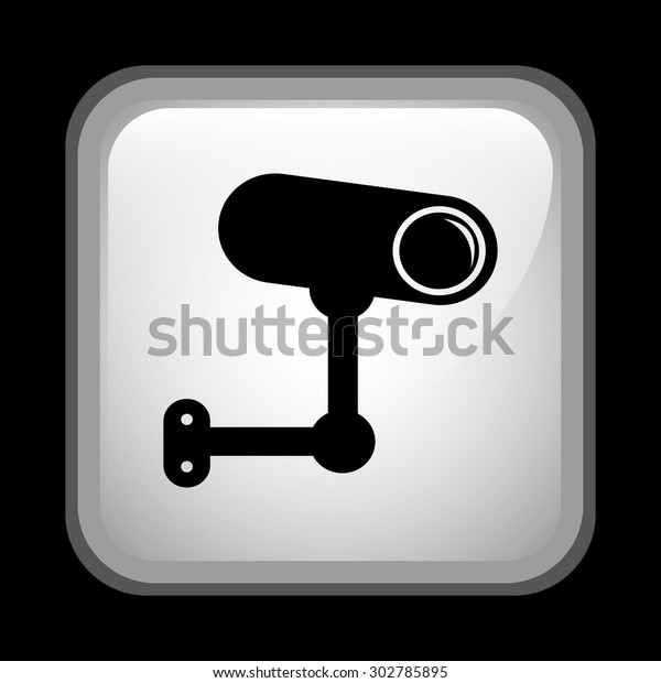 Industrial Security Signal Design Vector Illustration Stock Vector ...