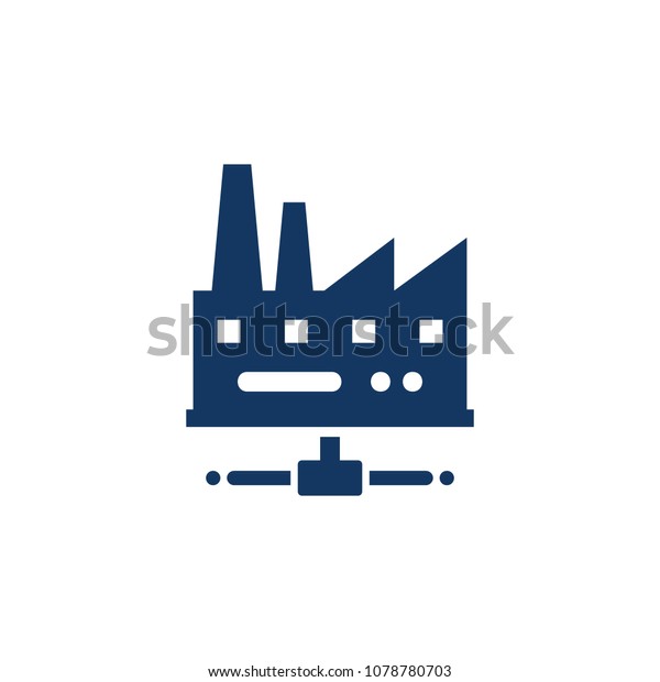 Industrial Server Logo Icon Design Stock Vector (Royalty Free ...
