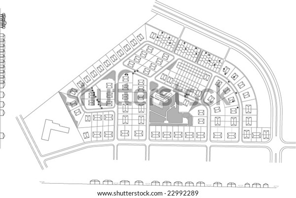 Industrial Technical Draw Vector Stock Vector (Royalty Free) 22992289