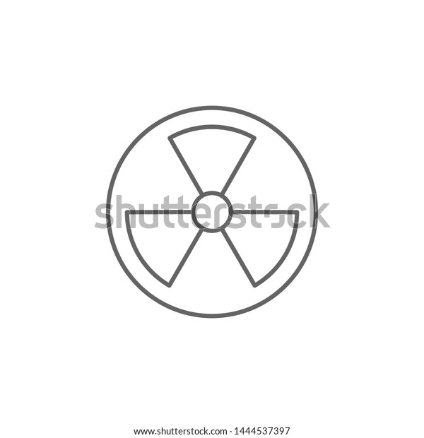 Industry Caution Danger Nuclear Pollution Power Stock Vector (Royalty ...
