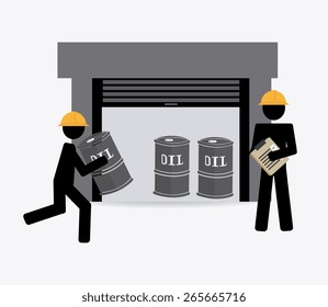 Accident During Press Operation Vector Illustration Stock Vector ...