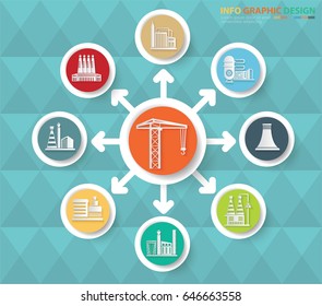 Industry Info Graphic Designclean Vector Stock Vector (Royalty Free ...
