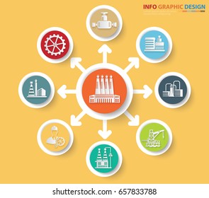 Industry Info Graphic Designclean Vector Stock Vector (Royalty Free ...