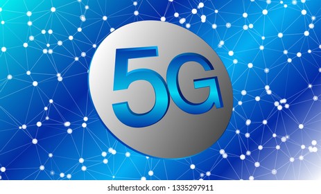 Industry Revolution 5g Technology 3d Symbol Stock Vector (Royalty Free ...