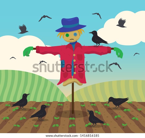 6,049 Farm Scarecrow Vector Images, Stock Photos & Vectors | Shutterstock