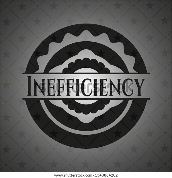 Inefficiency Black Emblem Stock Vector (Royalty Free) 1340884202 ...