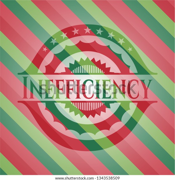 Inefficiency Christmas Emblem Stock Vector (Royalty Free) 1343538509 ...