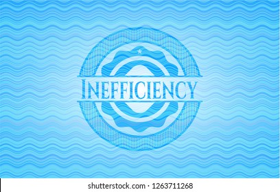 Inefficiency Water Concept Emblem Background Stock Vector (Royalty Free ...