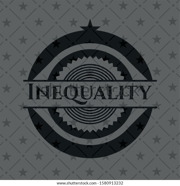 Inequality Dark Emblem Vector Illustration Detailed Stock Vector ...