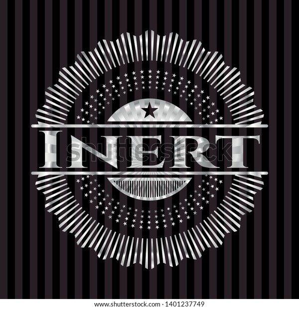 Inert Silvery Emblem Vector Illustration Mosaic Stock Vector Royalty