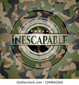 Inescapable Camouflage Emblem Stock Vector (Royalty Free) 1244062363 ...