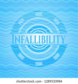 Infallibility Water Badge Background Stock Vector (Royalty Free ...