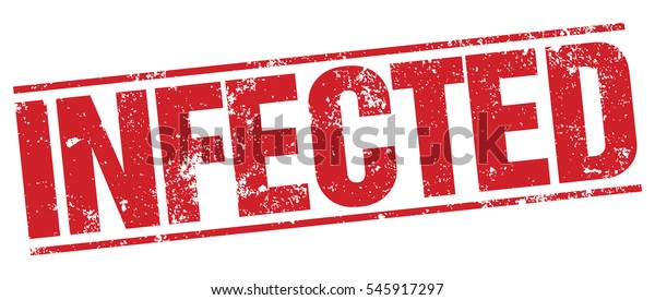 Infected Stamp Stock Vector (Royalty Free) 545917297 | Shutterstock