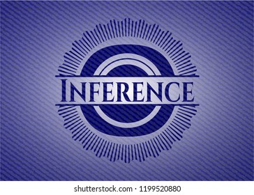 Inference Emblem Jean Texture Stock Vector (Royalty Free) 1199520880 ...