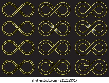 Infinite Collection Vector Illustrations Stock Vector (Royalty Free ...