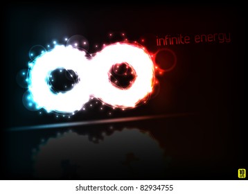 Infinite Energy Vector Illustration Eps10 Stock Vector (Royalty Free ...