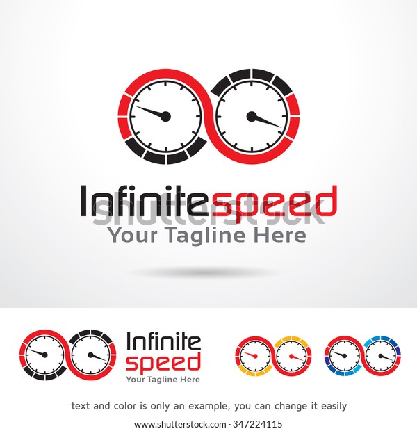 Infinite Speed Logo Template Design Vector 스톡 벡터(로열티 프리) 347224115 ...