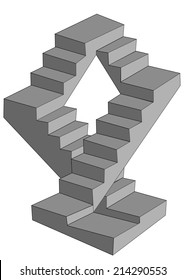 880 Infinite staircase Images, Stock Photos & Vectors | Shutterstock